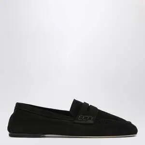 Dear Frances Espresso Suede Loafers - Brown