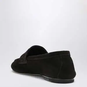 Dear Frances Espresso Suede Loafers