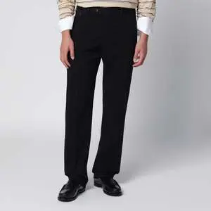 PT TORINO Cotton Trousers - Black