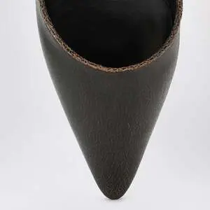 THE ROW Liisa D'orsay Pumps In Suede - Brown