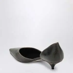 THE ROW Liisa D'orsay Pumps In Suede - Brown