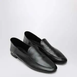 Dear Frances Nappa Leather Gio Loafers - Black