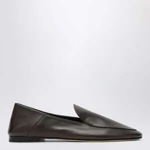 Dear Frances Gio Nappa Leather Slip-on Loafers - Brown