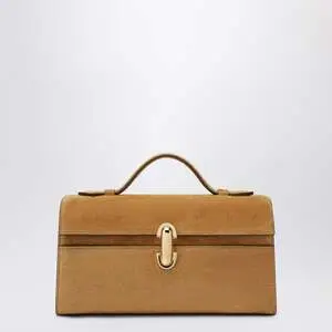 Savette Savette Suede Symmetry Pouch Beige