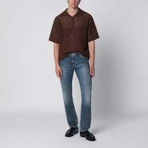 Dolce & Gabbana Slim-fit Washed Denim Jeans