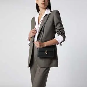 Savette Symmetry Mini Crossbody Bag In Leather