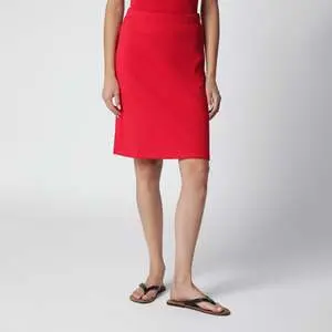 FLORE FLORE Marie Organic Cotton Skirt - Red