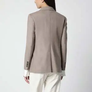 Max Mara Single-breasted Jacket In Cashmere Foulard