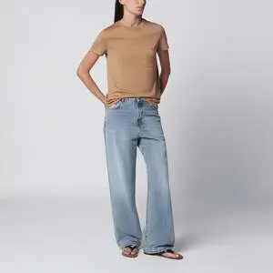Max Mara Camel Cotton Jersey T-shirt