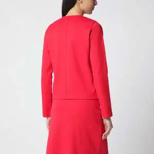 FLORE FLORE Poppy Organic Cotton Cardigan By - Red