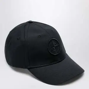 Stone Island Baseball Cap With Logo - Black