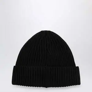 Stone Island Wool Beanie With Compass Patch