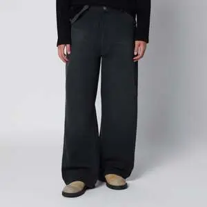 MAISON MARGIELA Double-dyed Cotton Work Trousers With Spot Detailing