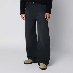 MAISON MARGIELA Double-dyed Cotton Work Trousers With Spot Detailing