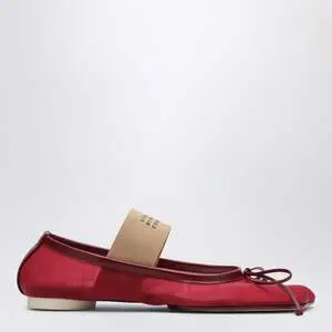 MAISON MARGIELA Numeric Anatomic Ballet Flats With Transparent Finish