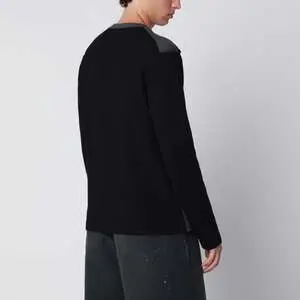 MAISON MARGIELA Asymmetrical Crewneck Sweater In And Grey