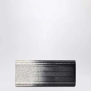 JIMMY CHOO Sweetie Dégradé Glitter Fabric Clutch - Black
