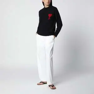 AMI Paris Virgin Wool De Coeur Sweater