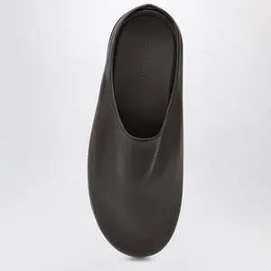 Dear Frances Leather Vico Mules - Brown