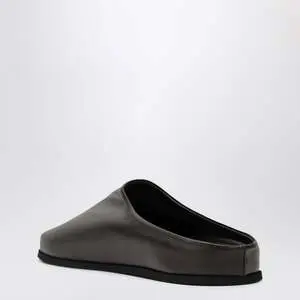 Dear Frances Leather Vico Mules - Brown
