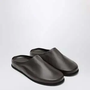 Dear Frances Leather Vico Mules - Brown