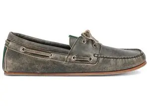 Gucci Boat Shoe Washed Effect - Black