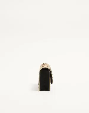 Valentino Garavani Small Embroidered Clutch With Vlogo Signature