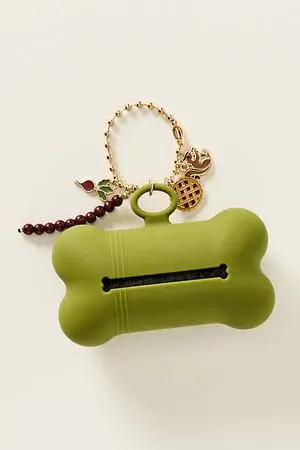 Anthropologie Novelty Waste Bag Holder With Charms