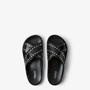 Fendi Double Band Slides