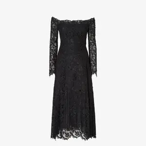 Fendi Macramé Lace Bustier Dress
