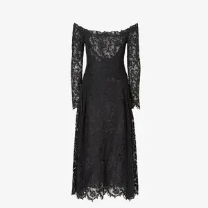 Fendi Macramé Lace Bustier Dress