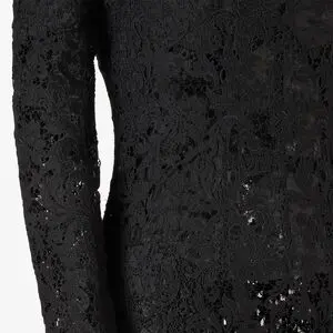 Fendi Macramé Lace Bustier Dress