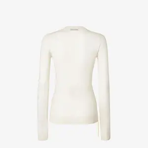 Fendi Cashmere Jumper With Embroidered Logo - White