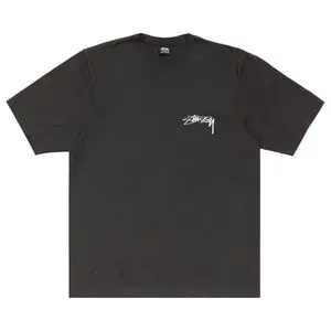 StÜssy Stack Pigment Dyed Tee 'faded - Black