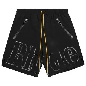 Rhude Logo Shorts - Black