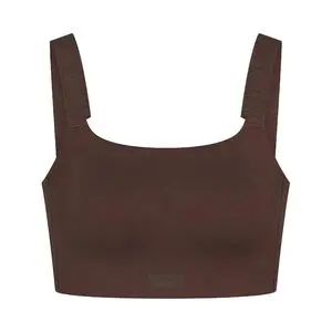 NIKESKIMS Matte Wide Strap Bra 'dark Sepia