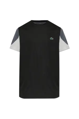 Lacoste T-shirt With Logo Patch - Black