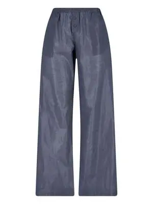 Paloma Wool Organic Cotton Straight-leg Trousers - Blue