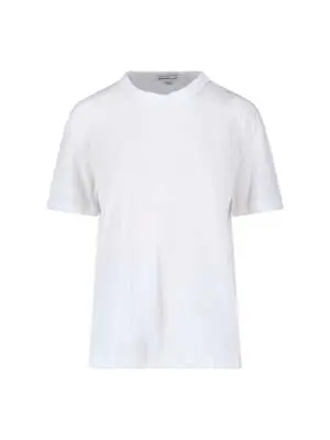 JAMES PERSE Lightweight Cotton Crewneck T-shirt - White