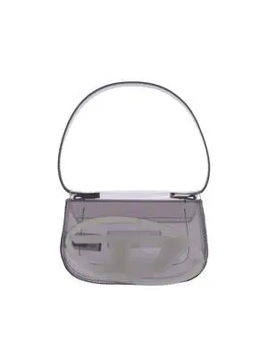 DIESEL® Thermoplastic Polyurethane And Leather Shoulder Bag - Grey