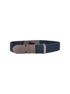 TOD`S Tod's Stretch Belt With Calf Leather Trim - Blue