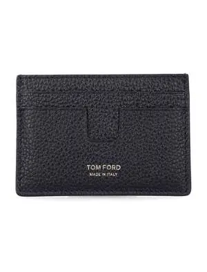 TOM FORD Leather Wallet - Nero