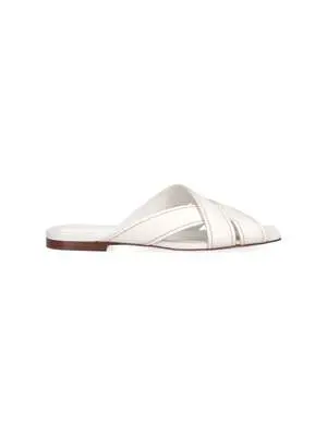 TOD`S Tod's Mini Calf Leather Sandals For - White