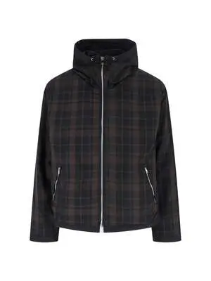 Our Legacy Cotton-blend Check Sweatshirt - Black