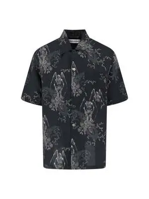 Our Legacy Paisley Print Cotton-linen Shirt For - Multicolour