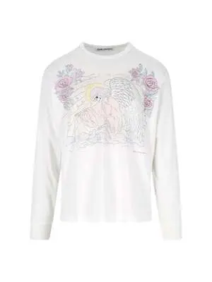 Our Legacy Farewell Print T-shirt For - White