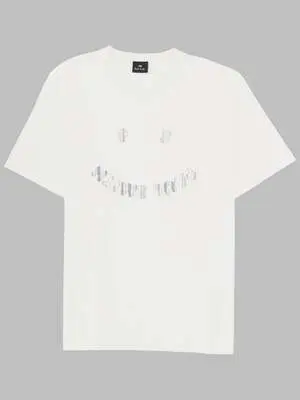 Paul Smith Graphic Cotton T-shirt - White