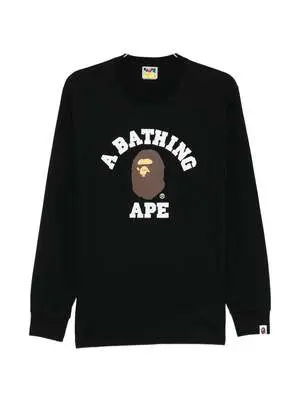 A BATHING APE Classic College T-shirt - Black