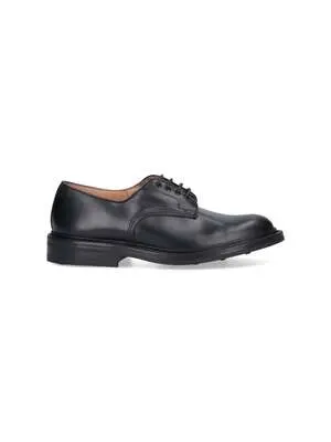 TRICKER'S Daniel Leather Derby Shoes - Black