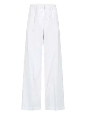 Aspesi Lightweight Cotton-blend Trousers - White